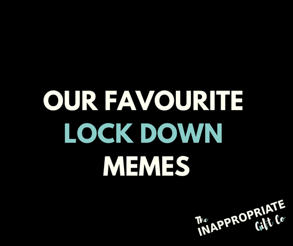 Our Favourite Lockdown Memes - The Inappropriate Gift Co